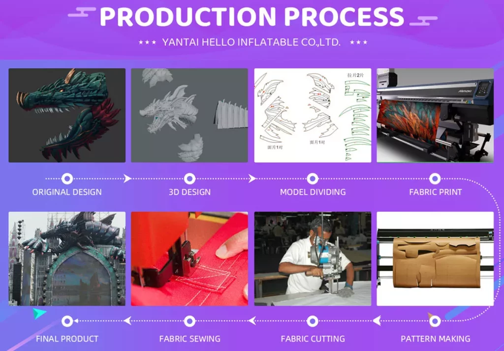 Modelo publicitario inflable de alta visibilidad de 6 metros de altura ...