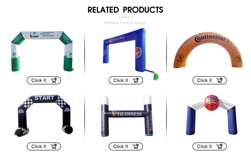 Inflatable Advertising Cartoon Archway Custom Inflatable Movie ...