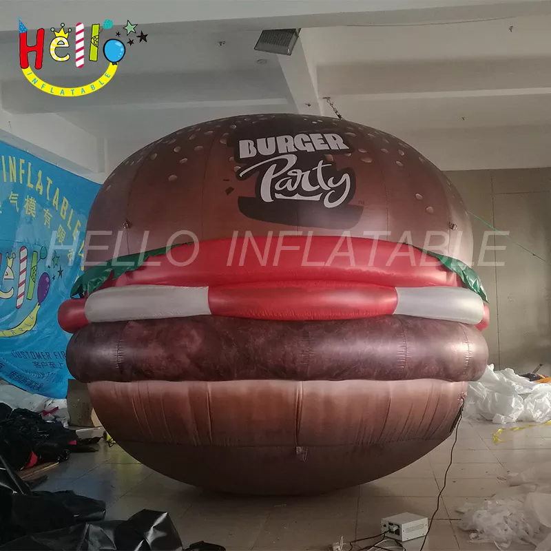 custom inflatable burger inflatable food inflatable branding inflatable ...