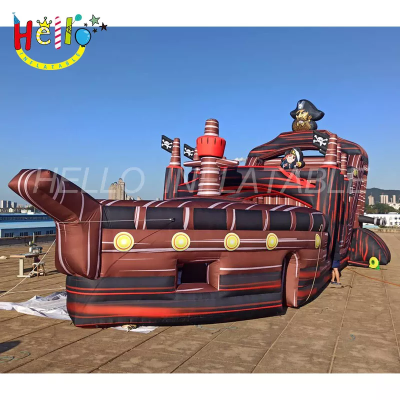 Inflatable Pirate Ship Trampoline Hello Inflatables