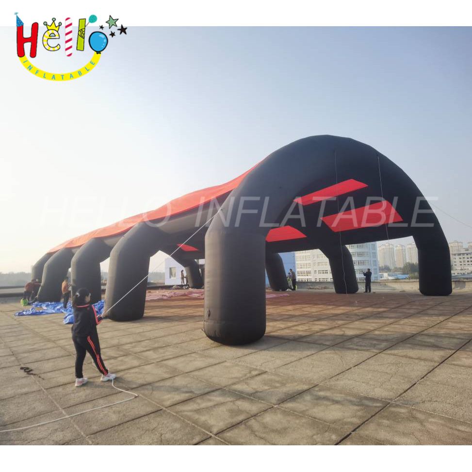 Inflatable Black Tent - Hello Inflatables