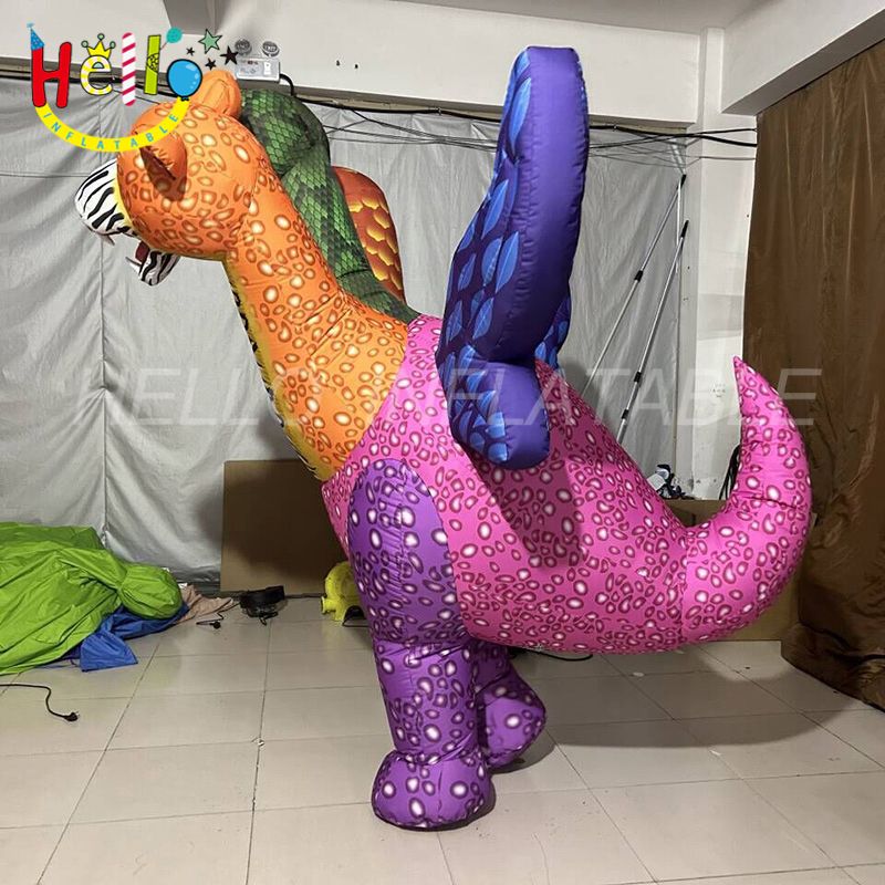Disfraz inflable de pájaro de tres cabezas para desfile personalizado ...