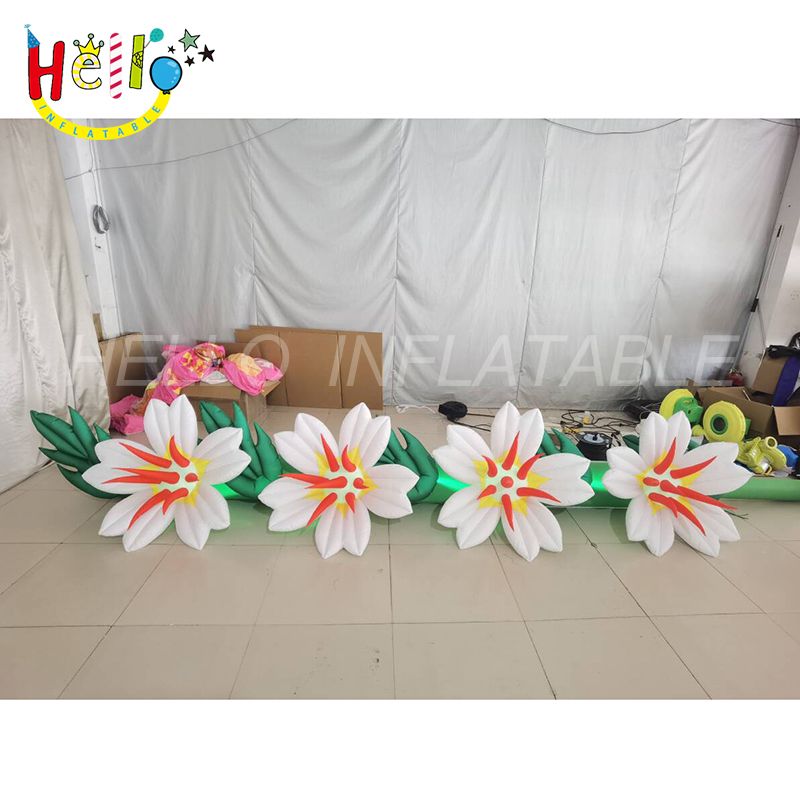 Stage Backdrop Decoration Length Inflatable Flower Chain For Wedding ...