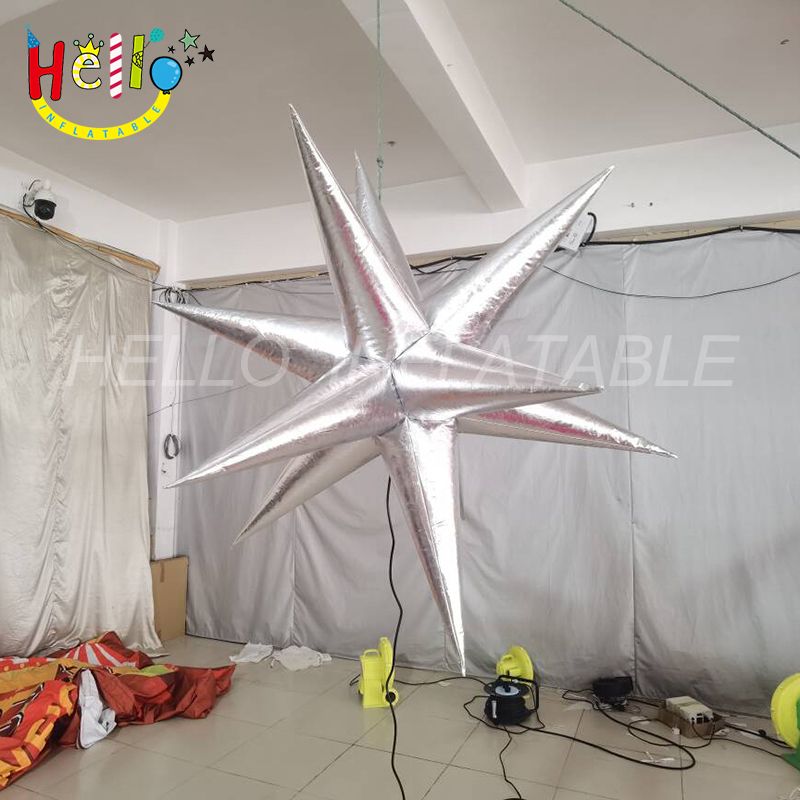 Customized Inflatable Stage Decoration Hanging Yellow Inflatable Star ...
