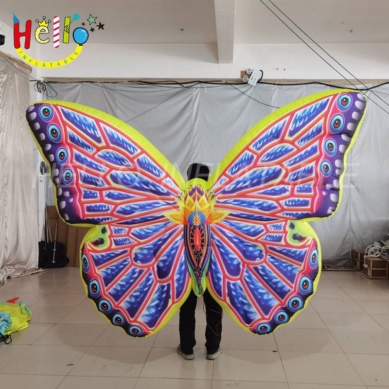 Beautiful Large Parade Inflatable Costume Circus Inflatable Butterfly ...