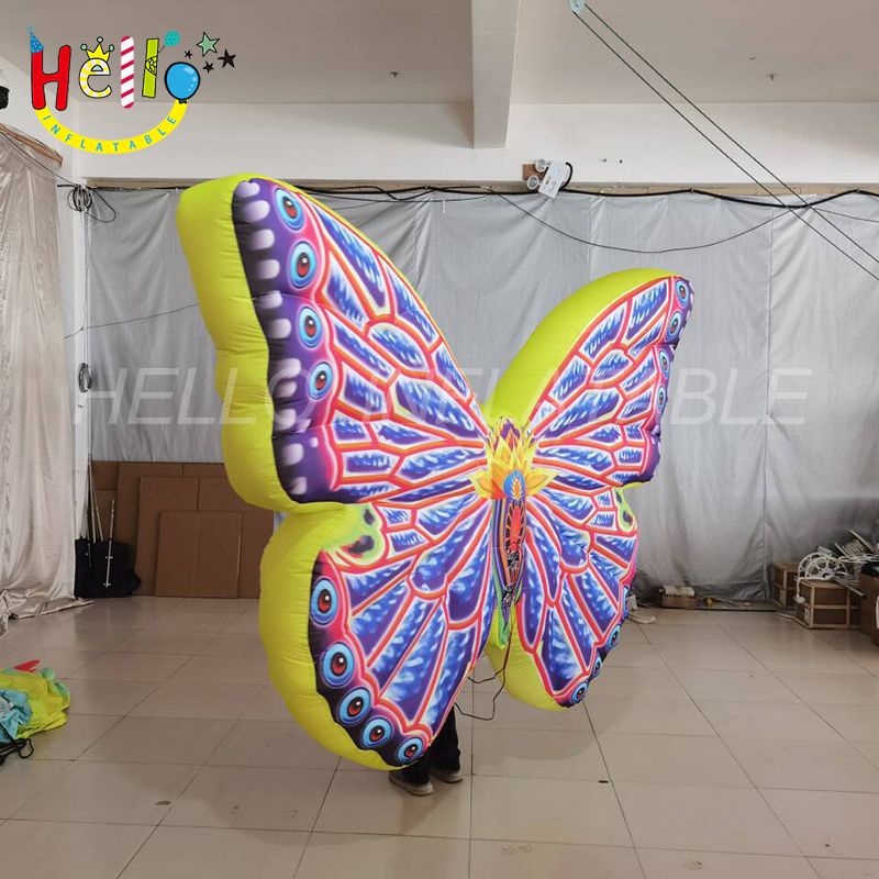 Beautiful Large Parade Inflatable Costume Circus Inflatable Butterfly ...
