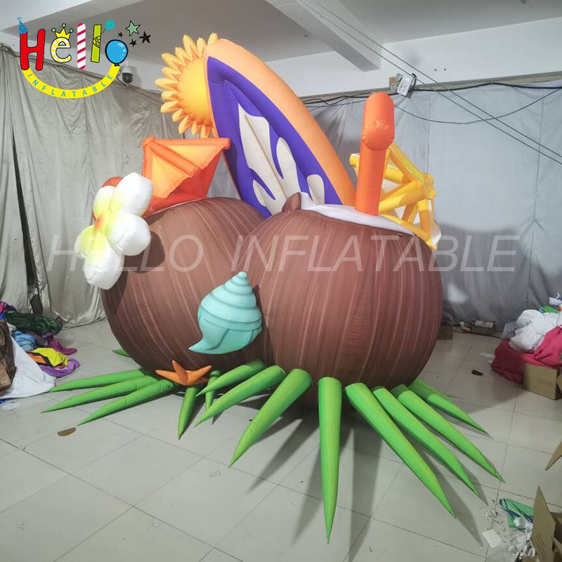 Beach Theme Party Decoration Inflatable Props Inflatable Coconut ...