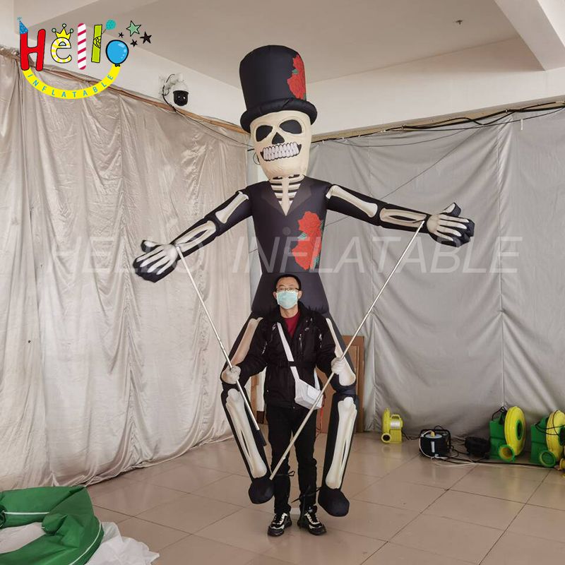 Halloween Parade Inflatable Walking Costume Inflatable Skull Costume ...