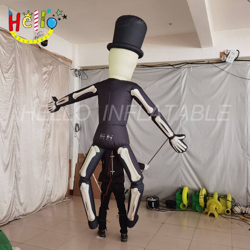 Halloween Parade Inflatable Walking Costume Inflatable Skull Costume ...