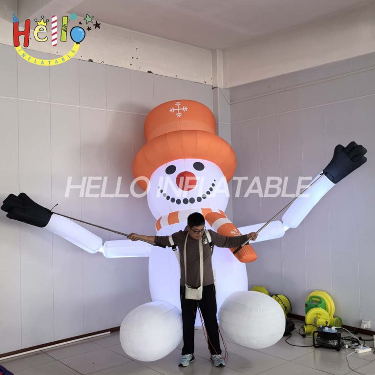 Customized Inflatable Cartoon Hand Lift Snowman Can Choose Different ...