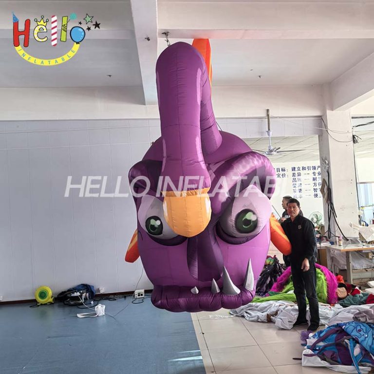 Giant Inflatable Lanternfish Puppet with LED Light Air Blow Octopus ...