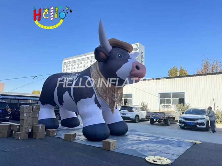 Inflatable Cow Blow up Farm Animals Western Birthday Party Decorations ...